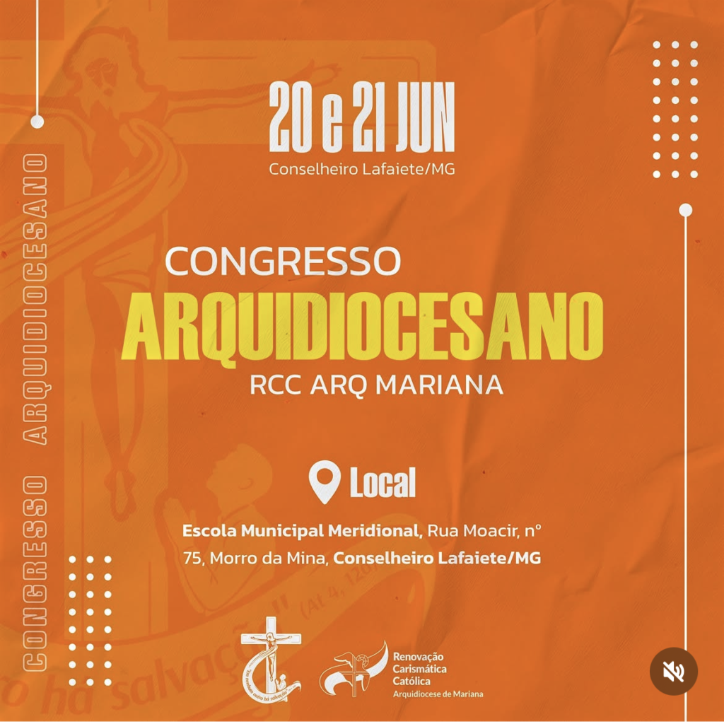 VEM AÍ O NOSSO CONGRESSO ARQUIDIOCESANO !!! – Renovação Carismática ...